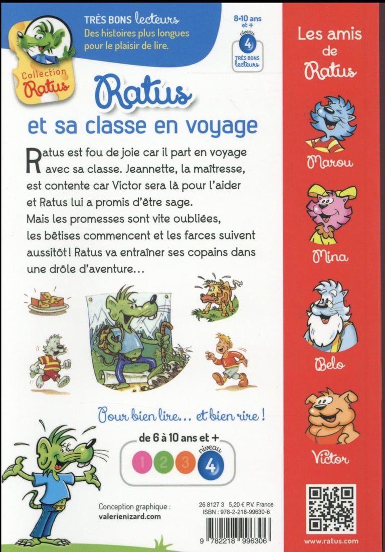 Ratus et sa classe en voyage - 2218996308 - Romans pour enfants dès 9 ...