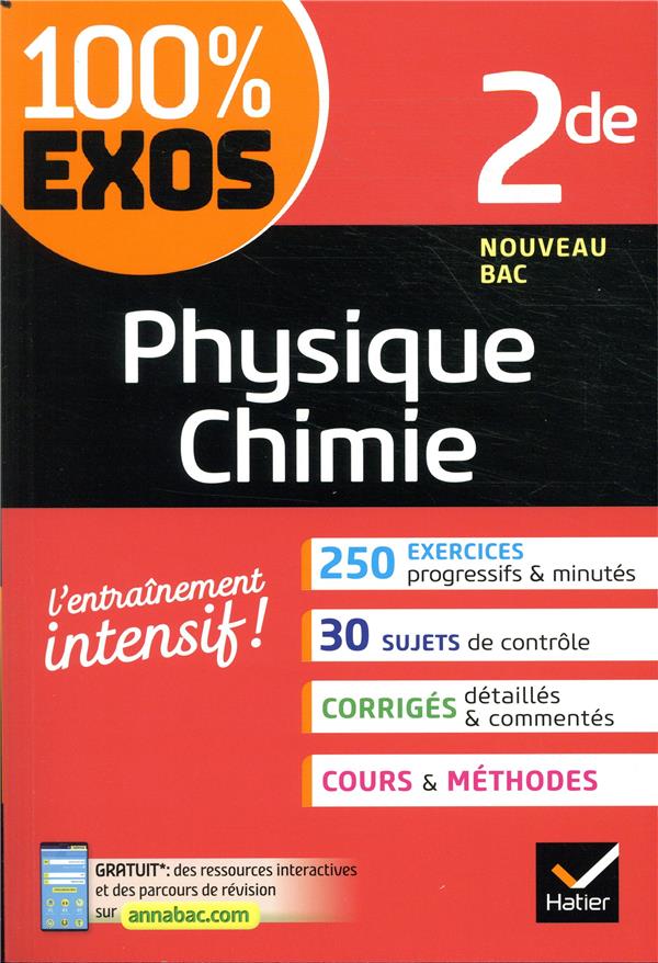 100% EXOS : physique-chimie - 2nde : Nathalie Benguigui,Patrice Brossard - 240105457X - Livre ...