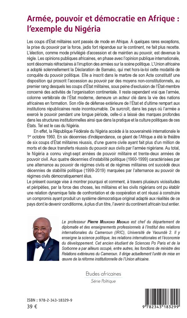 Armée, pouvoir et démocratie en Afrique - l'exemple du Nigéria : Pierre ...