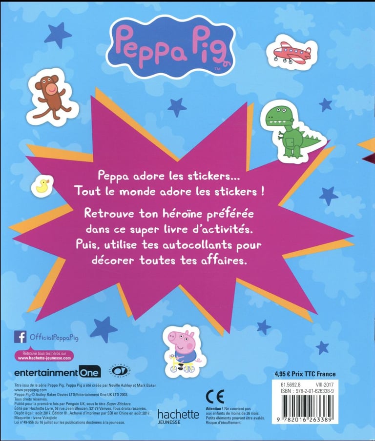 Peppa pig - super stickers : Collectif - Livres pour enfants dès 3 ans ...