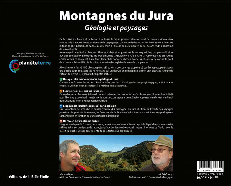 Montagnes du jura : géologie et paysages : Michel Campy,Vincent Bichet ...