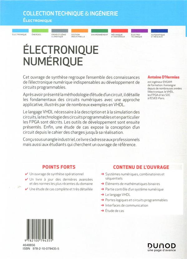 Électronique Numérique Architecture Vhdl Technologie Des Circuits