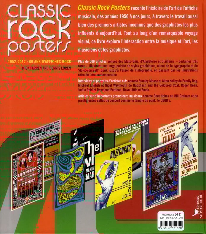 Classic rock posters - 1952-2012 : 60 ans d'affiches rock : Mick Farren ...