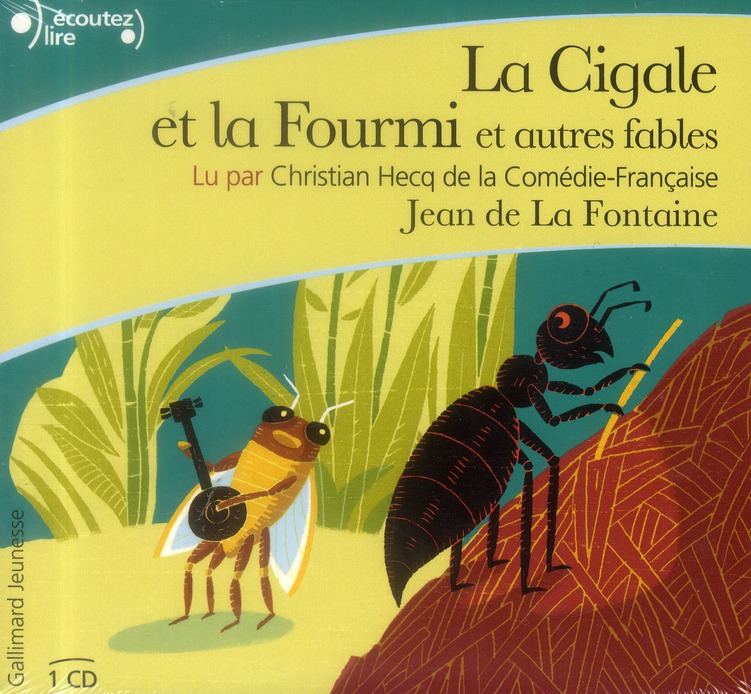 La cigale et la fourmi - et autres fables : Jean De La Fontaine ...