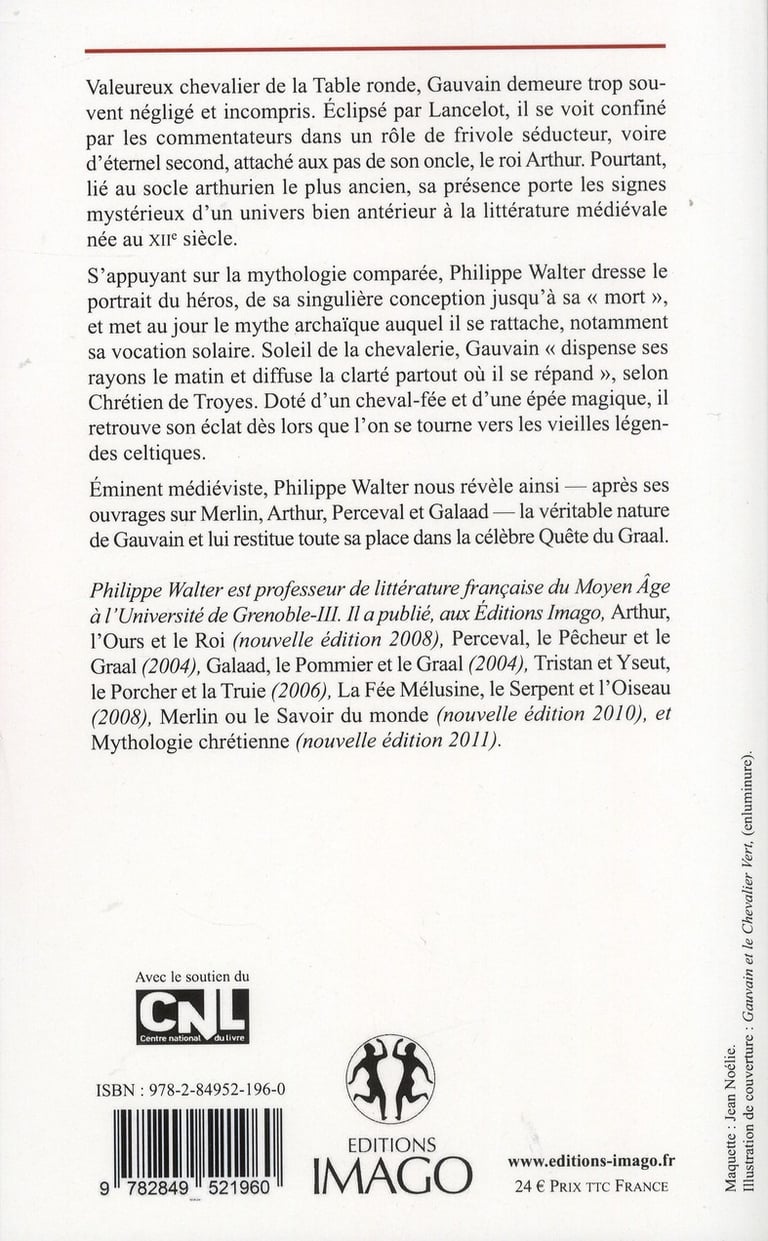 Gauvain, le chevalier solaire : Philippe Walter - 2849521965 - Essais ...