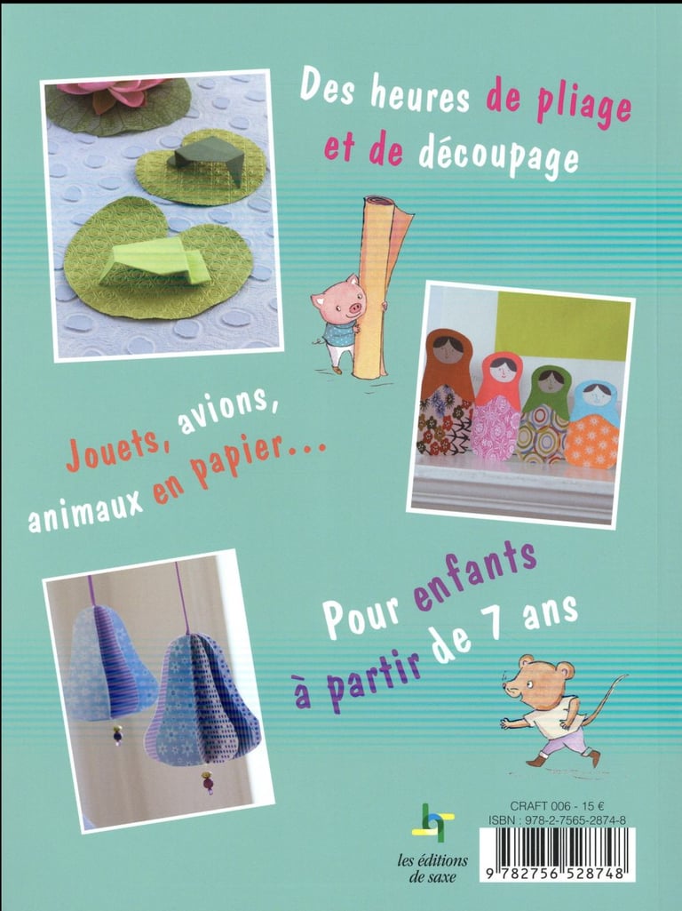 Mes premiers pas en origami : 35 modèles de pliage papier pour enfants ...