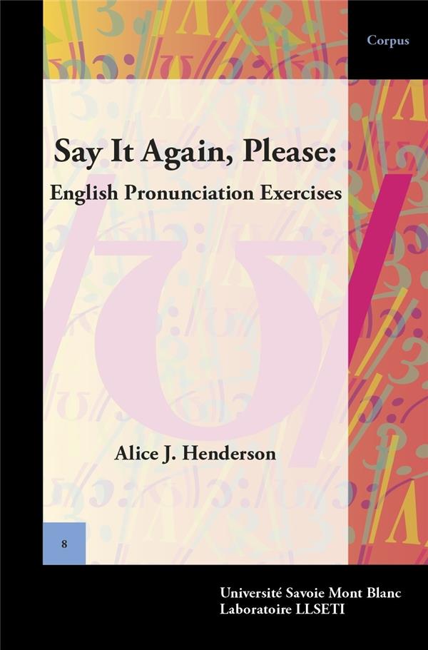 Say it again, please - english pronunciation exercises - 2919732439 ...