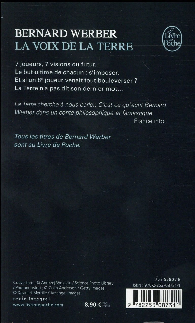 Troisième humanité t.3 - la voix de la terre : Bernard Werber ...