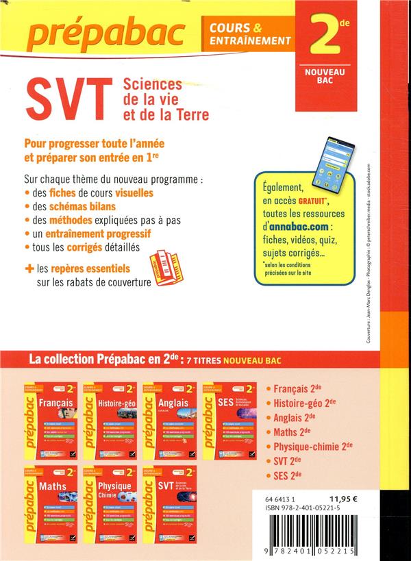Prépabac : SVT - 2nde : Benjamin Forichon,Hervé Mulard,Nicolas Ducasse ...
