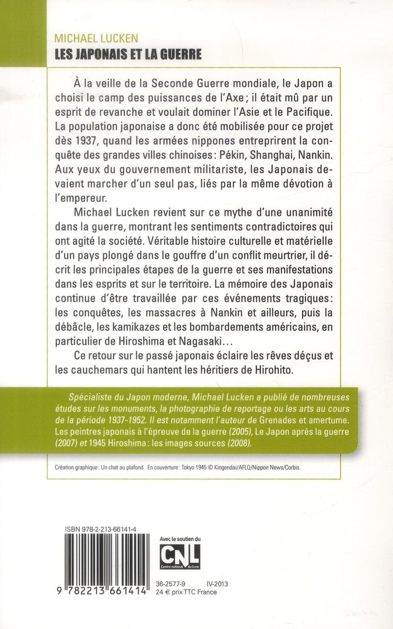 Les Japonais et la guerre, 1937-1952 : Michael Lucken - 2213661413 ...