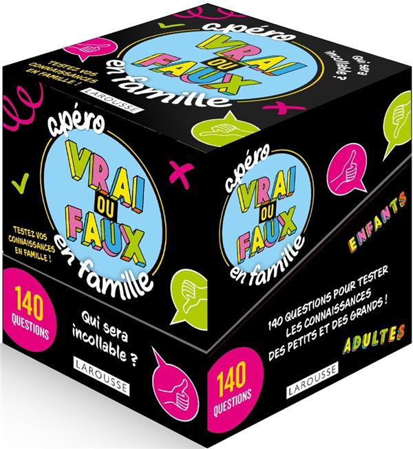Apéro vrai ou faux en famille : Collectif - 203592202X - Livres de Jeux ... Apéro vrai ou faux en famille : Collectif - 203592202X - Livres de Jeux ...