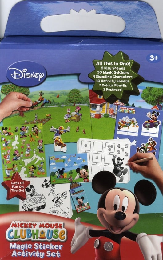 Mickey mouse - clubhouse - magic sticker activity set - Livres jeux et ...