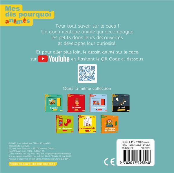 Mes dis pourquoi animés : le caca : Philippe Jalbert - 2017193542 ...