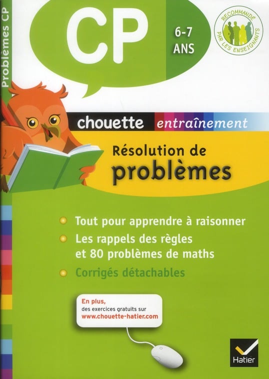 Chouette - résolution de problèmes - cp : Géraldine Colette - 2218960540 - Livre primaire | Cultura