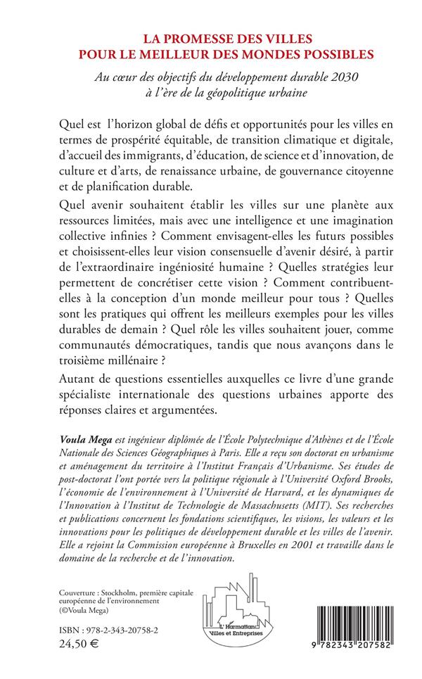 La promesse des villes pour le meilleur des mondes possibles - au coeur ...