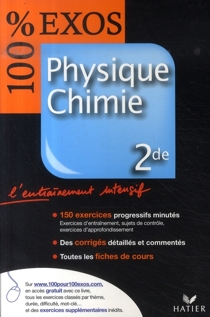 100% exos - physique-chimie - 2nde (édition 2007) - 2218921650 - Livre scolaire lycée | Cultura