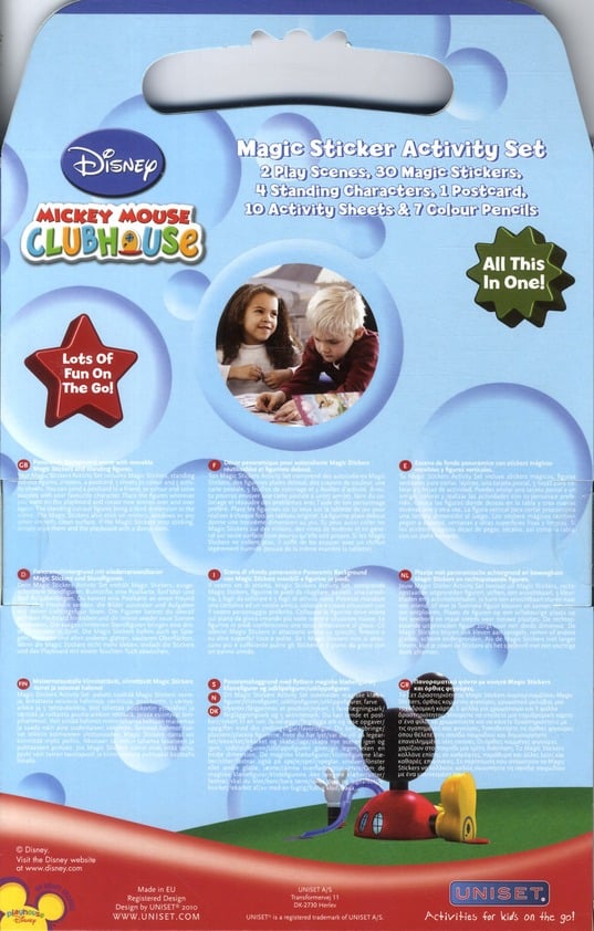 Mickey mouse - clubhouse - magic sticker activity set - Livres jeux et ...