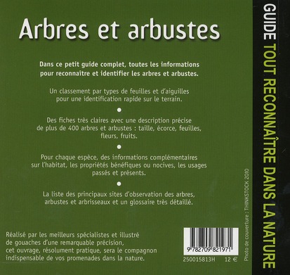 Arbres et arbustes - guide tout reconnaître dans la nature : Collectif ...