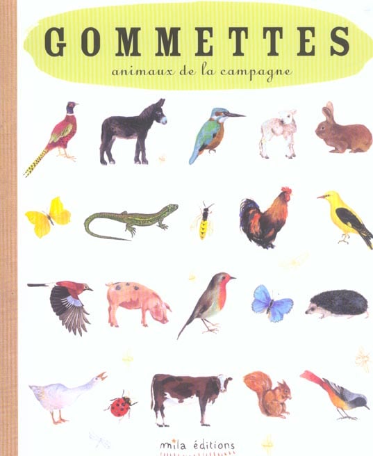 Animaux de la campagne - gommettes : Anne Weiss - 2840063638 - Livres ...