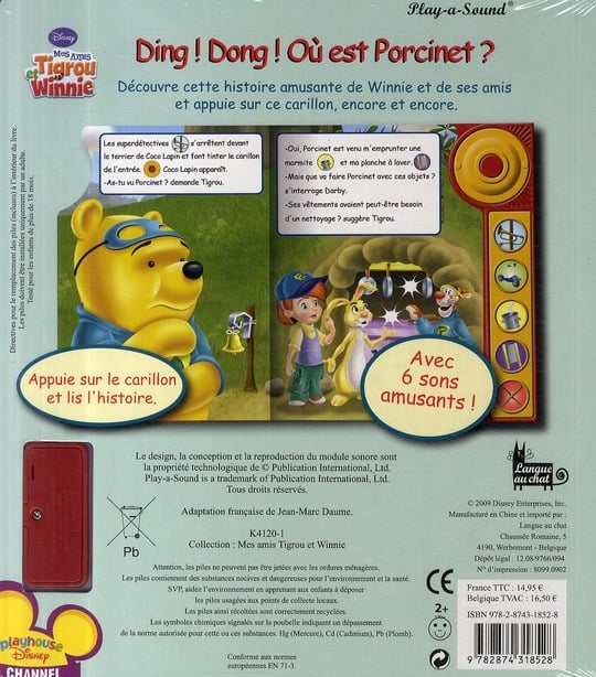 Mes amis tigrou et winnie - ding ! dong ! où est porcinet ? : Jean-Marc ...