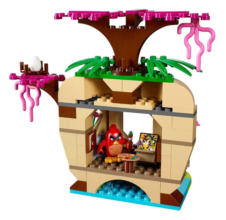 Angry Birds - Le vol de l'oeuf de l'île des oiseaux - LEGO® - 75823 ...