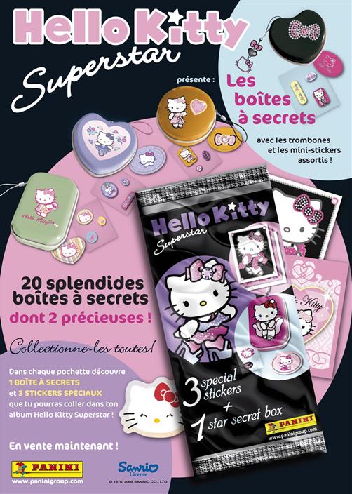 BLISTER DE 2 POCHETTES STICKER BLISTER DE 2 POCHETTES STICKERS HELLO KI ...