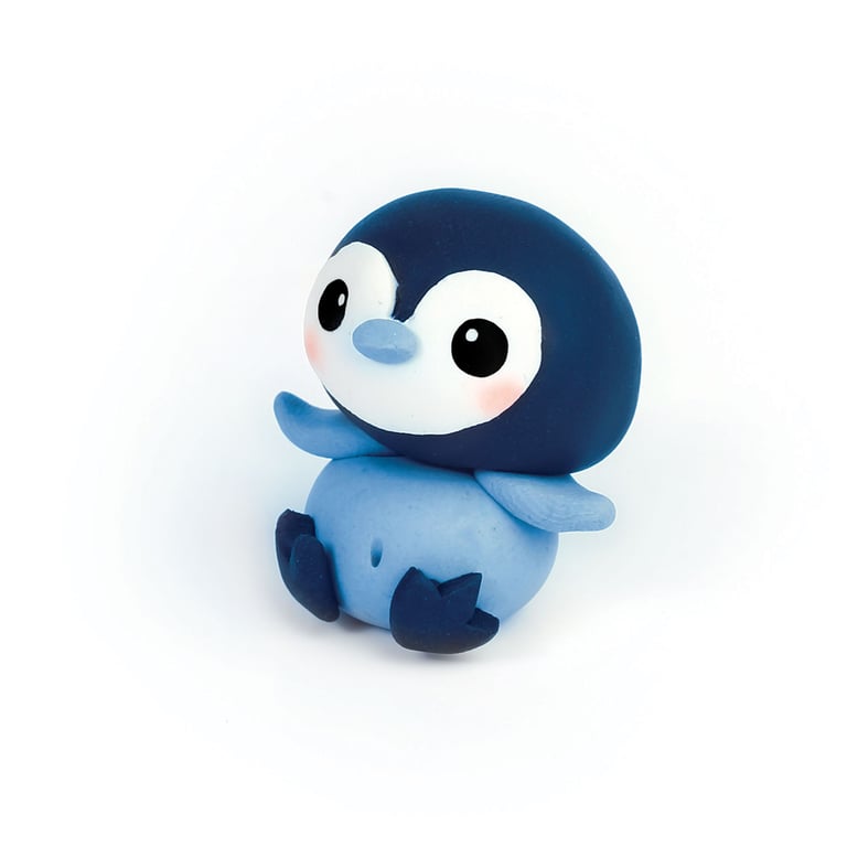 Boule de Noël métallique Fimo - pingouin - Matières à modeler et couler ...