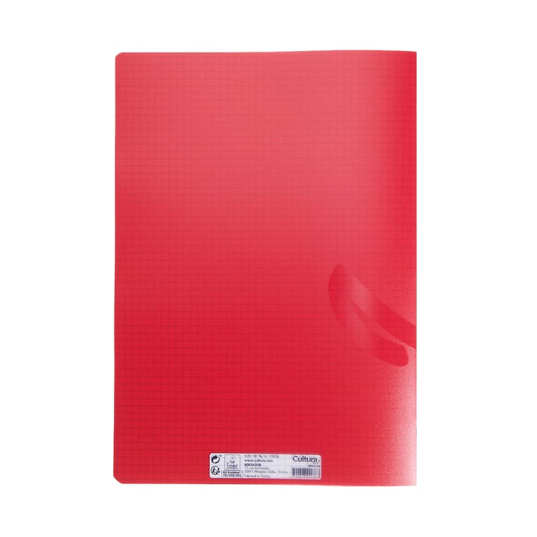 Cahier - A4 - 21 x 29,7 cm - 96 pages petits carreaux - Cultura ...