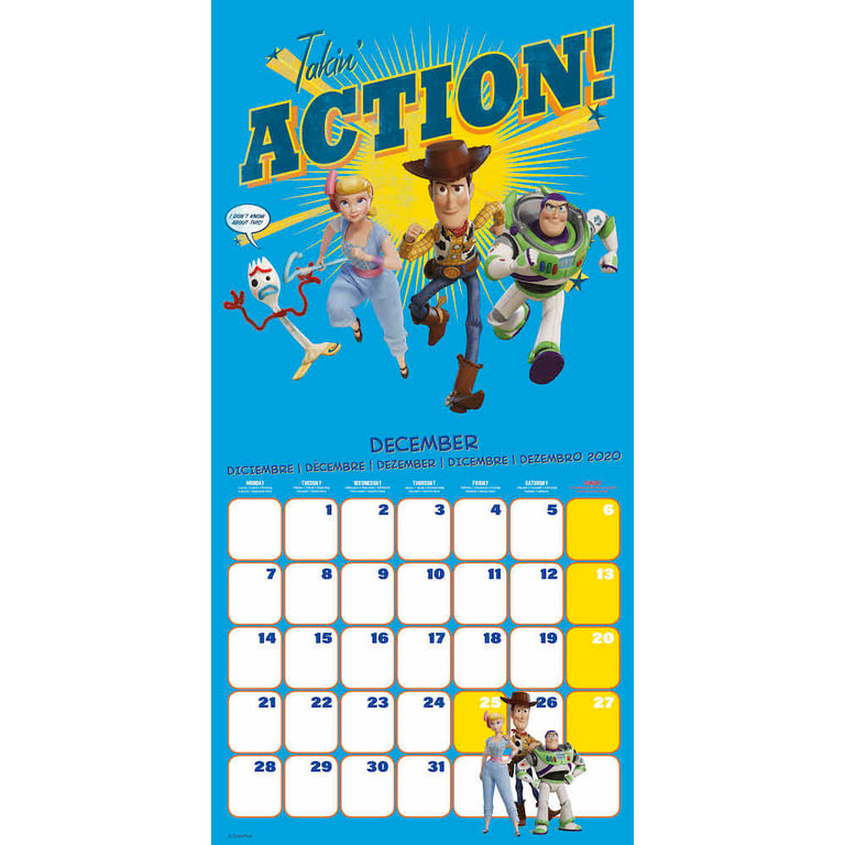 Cal 2020 30X30 Toy Story - Calendriers - Agendas scolaires | Cultura
