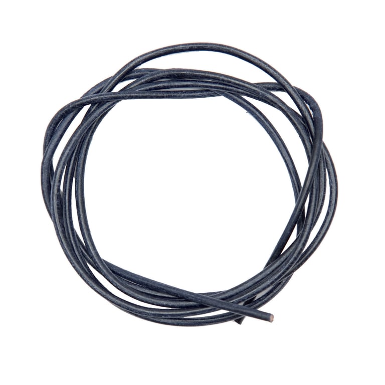 Cordon en cuir - bleu - 1mm x 1m - Cordon cuir - Fils - Cordons ...