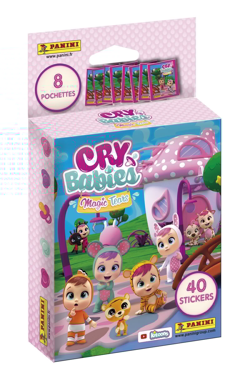 Cry Babies Magic Tears - 8 pochettes de 5 stickers à collectionner ...