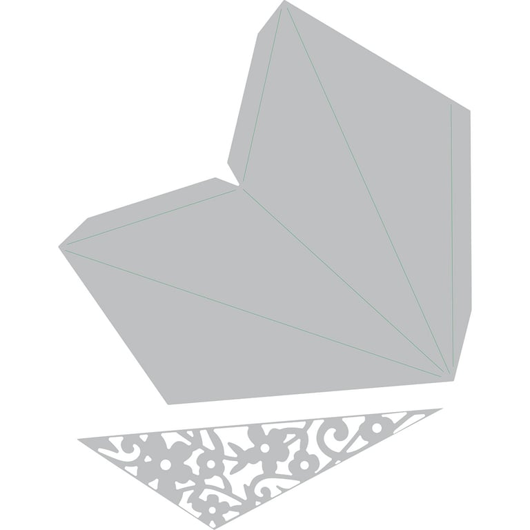 Matrices de découpe Thinlits Sizzix - Étoiles origami - 2 pièces | Cultura