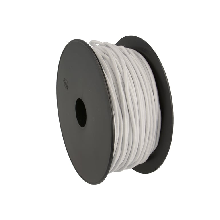Ruban élastique rond 2.5mm - blanc - Rubans - Customisation | Cultura