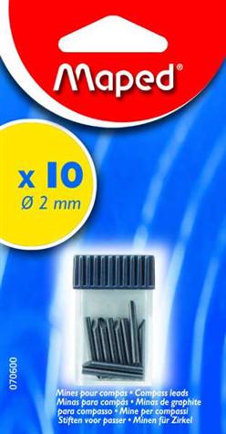 Etui mines 2mm pour compas sous blister - Matériels Géometrie - Dessin ...