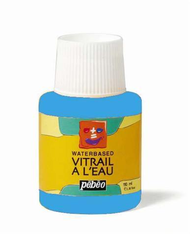 FLAC PEINT VITRAIL A L'EAU 110 FLAC PEINT VITRAIL A L'EAU 110ML BLEU TU - Window Color ...
