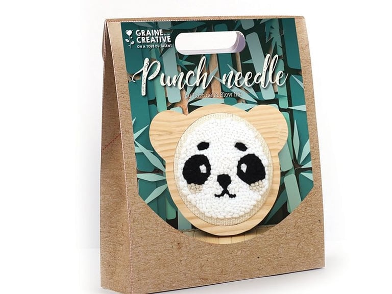Kit Punch Needle - panda - Punch Needle - Broderie | Cultura