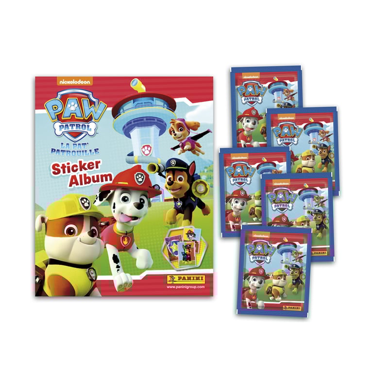 Album stickers Pat'Patrouille + 25 stickers - Stickers Panini - Jeux de ...