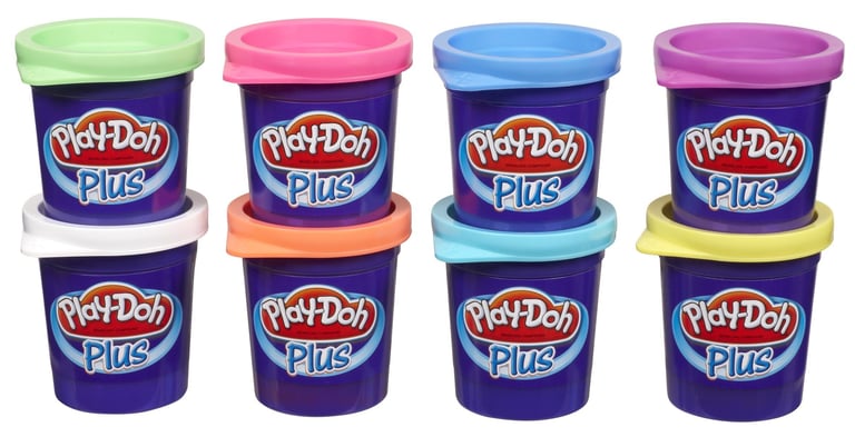 Playdoh - 8 Pots Play Doh Plus - Play-Doh - Pâte à Modeler | Cultura