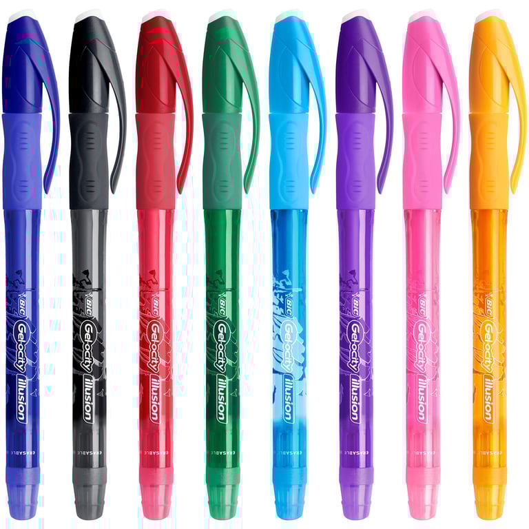 Stylo roller effaçable - Rouge - Gel-ocity Illusion - Pointe moyenne ...