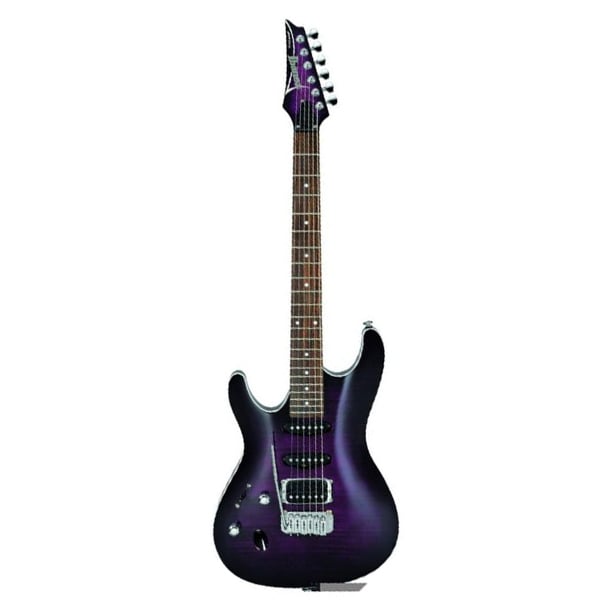 Guitare Electrique Gaucher SA260FML-TLB Bleu Transparent - Ibanez ...