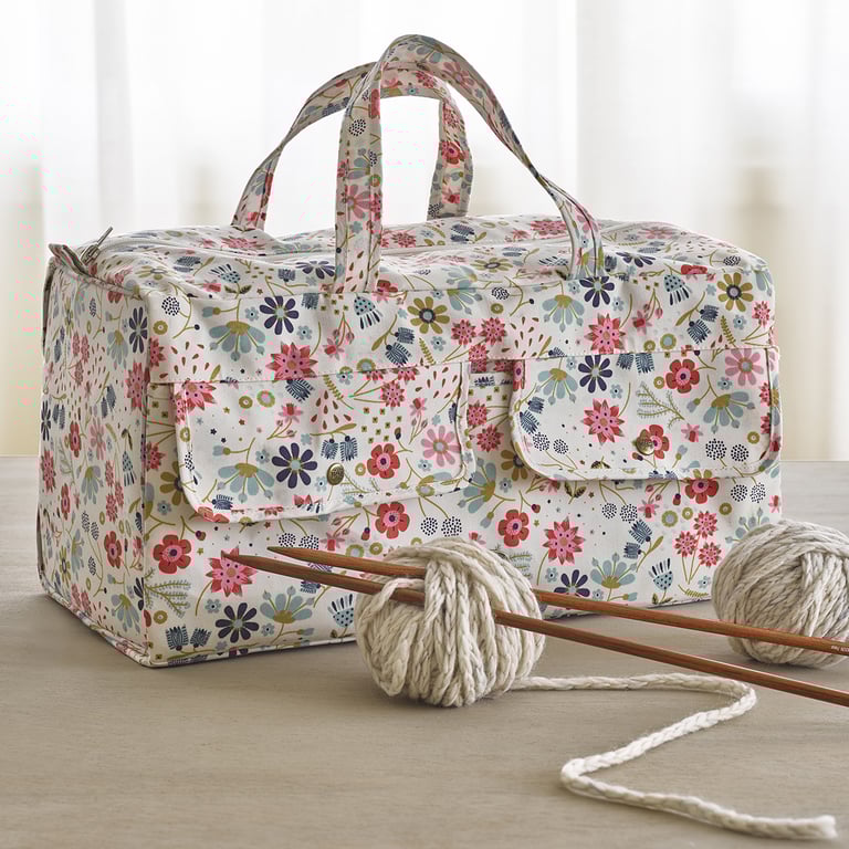 Sac tricot Rectangulaire Garden 42 x 20 x 20 cm - Sacs Tricot - Range ...