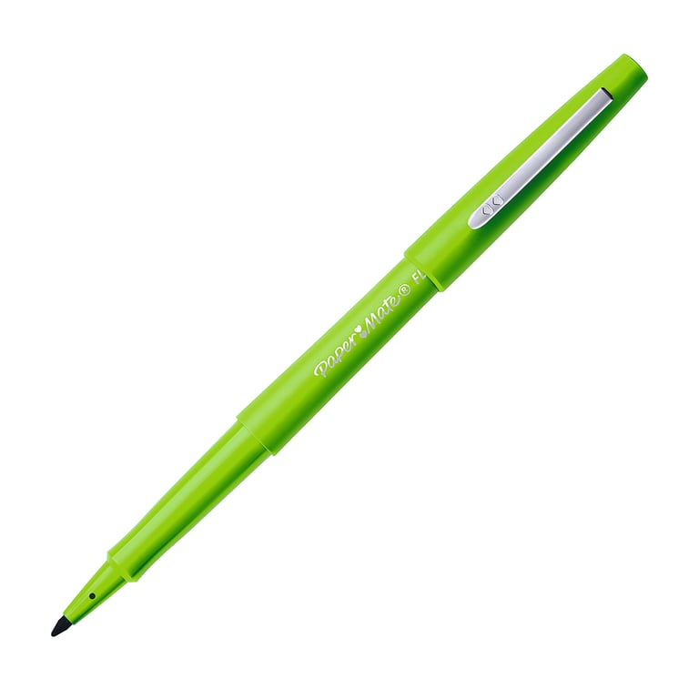 Stylo-feutre - Vert pomme - Flair - Pointe moyenne - Paper Mate - Stylo ...