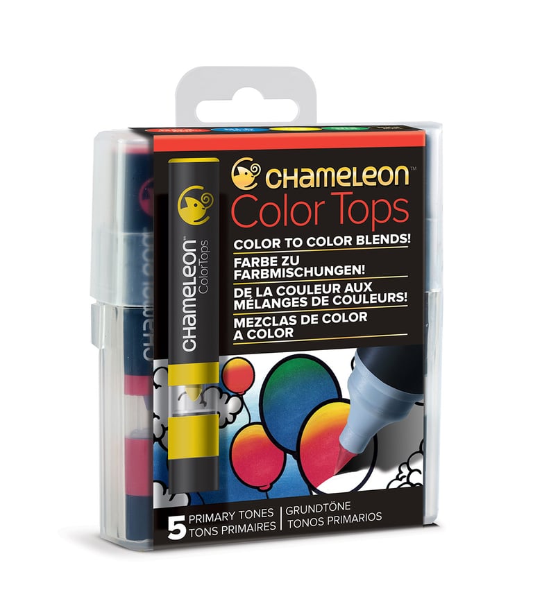 Set de 5 embouts Tops Colour - Tons Primaire - Chameleon - Les ...