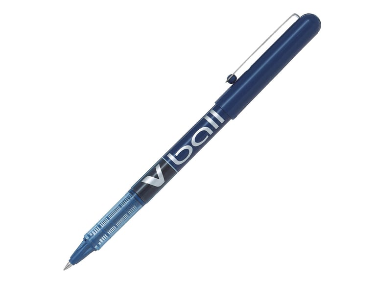 Stylo roller - Bleu - V-ball 05 - Pointe fine - Pilot - Stylo Roller ...