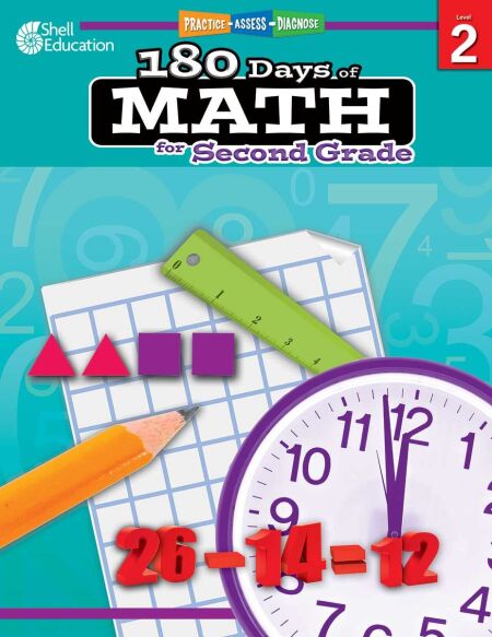 180 Days™: Math for Second Grade - Practice, Assess, Diagnose | Cultura