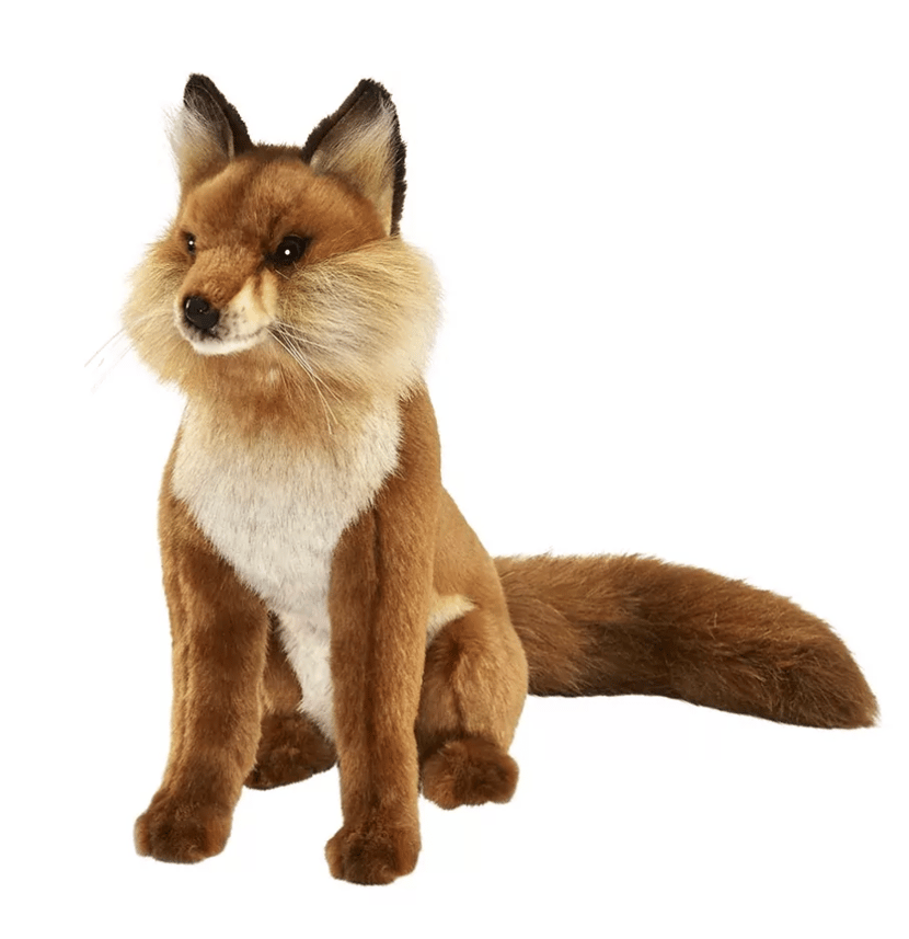 Renard Assis 28cm - Hansa- Peluche et Doudou - Jeux d'éveil | Cultura