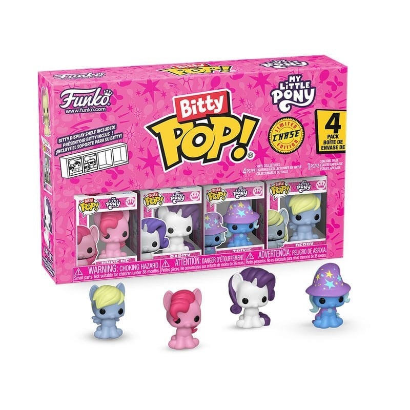 Mon Petit Poney - Pack 4 figurines Bitty POP! Mon Petit Poney (série 2 ...