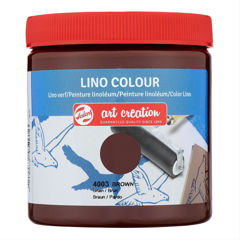 Peinture pour linogravure - Brun marron - Linoléum - Art Création ...