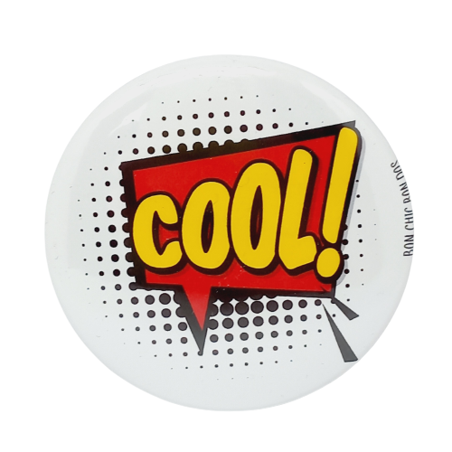 Badge Cool pour cartable - Thermocollant - Customisation | Cultura