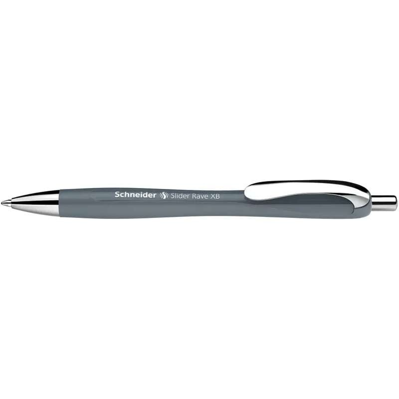 Stylo à bille - Encre bleue - Pointe large - Corps gris bleu ...
